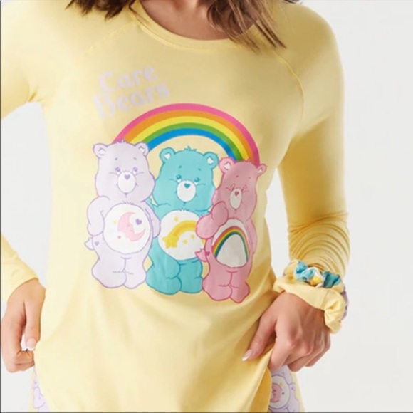 Care Bears | Intimates & Sleepwear | Care Bear Pj Set Yellow | Poshmark
